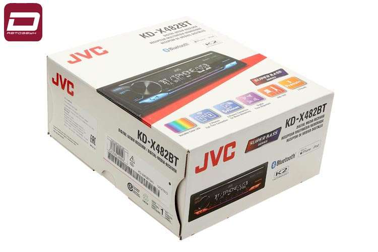Процессорная Автомагнитола JVC KD-X482BT