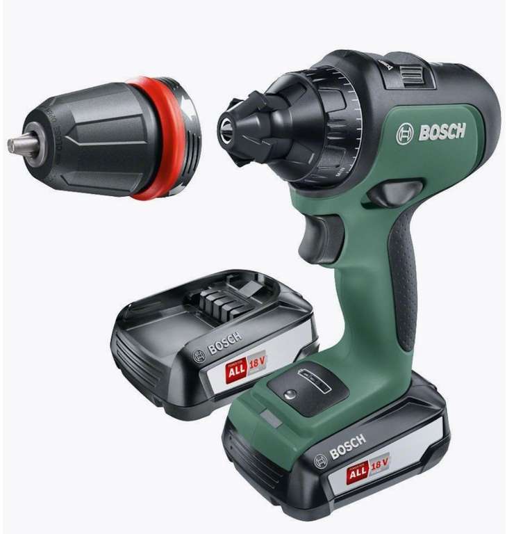 Аккумуляторная дрель-шуруповерт Bosch AdvancedDrill 18, 18 В, 2х2.5 Ач ...