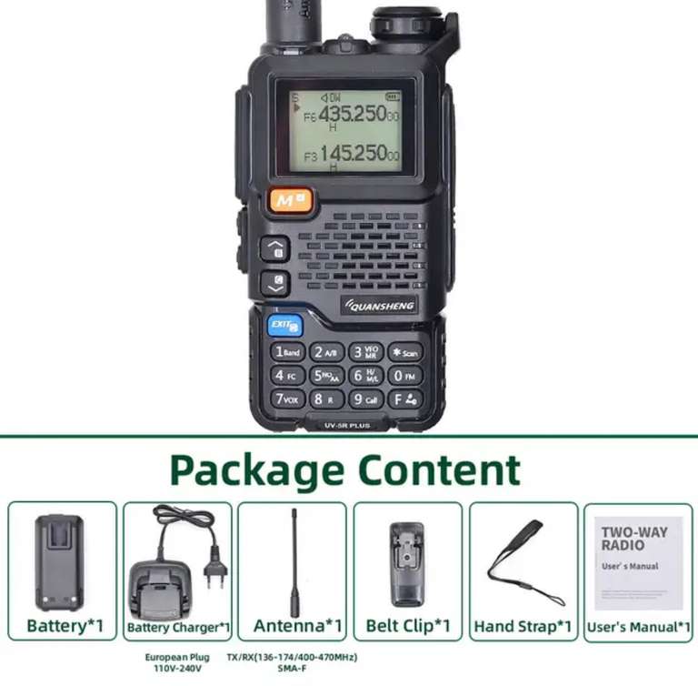 Рация Quansheng UV-5R Plus