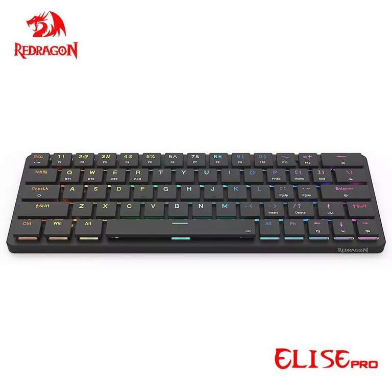 Механическая игровая клавиатура ( блютуз + type c) REDRAGON Elise Pro ...